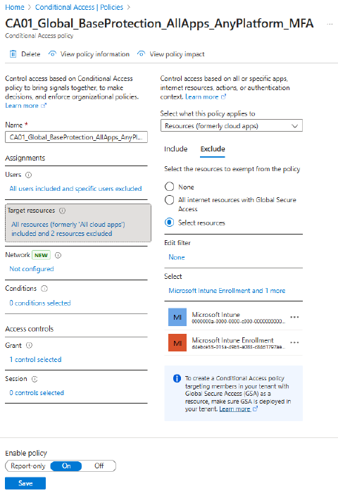 Conditional Access and MFA on Shared Windows Devices with Intune